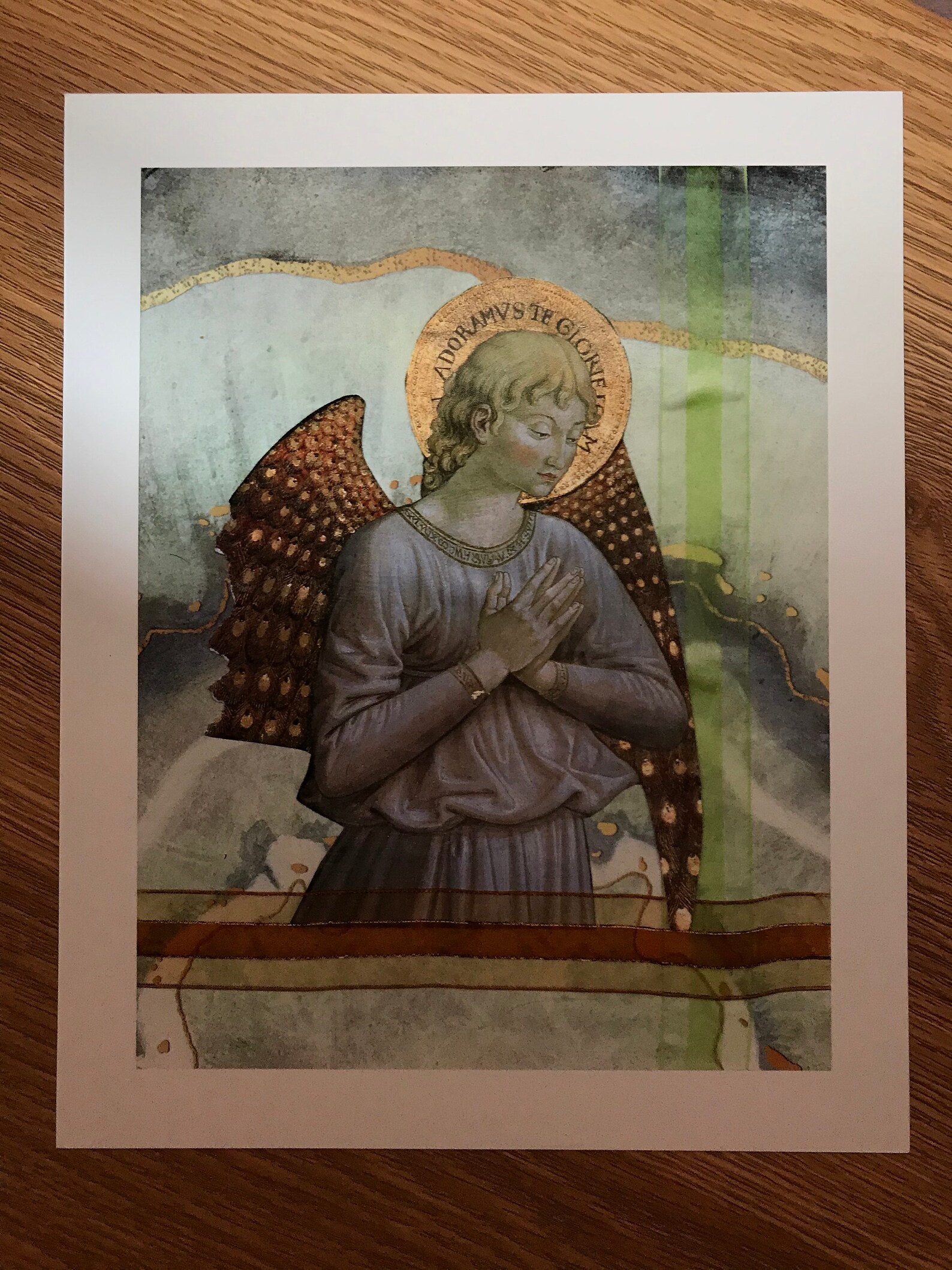 Angel - Collage Art Print - Etsy