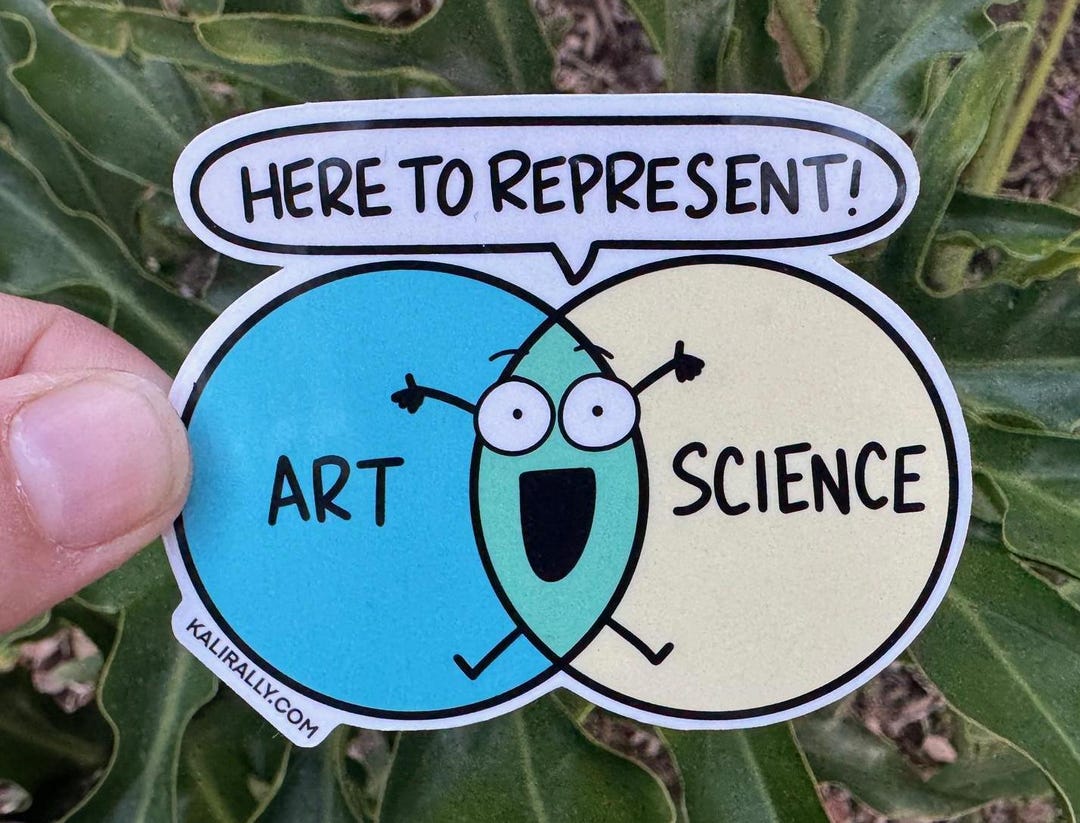 Science Stickers Water Bottle Stickers Art Stickers STEM Stickers ...