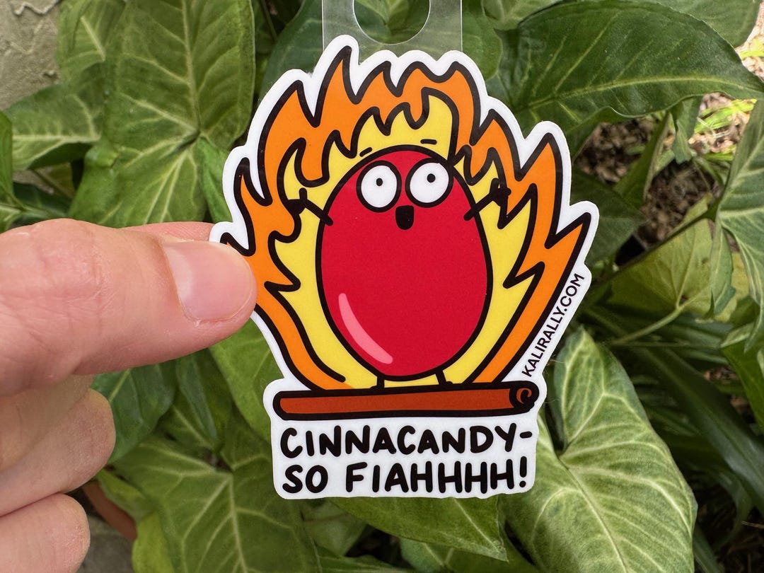 Cinnamon Candy Sticker Art Food Motivational STEM Nature Animal Pun ...