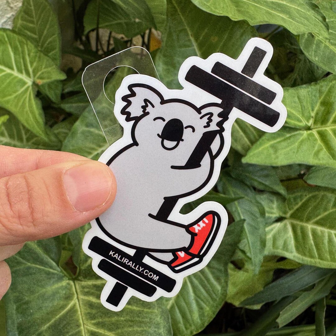 Cute Gym Sticker Pack Personal Trainer Gift Waterproof Decals Weight ...