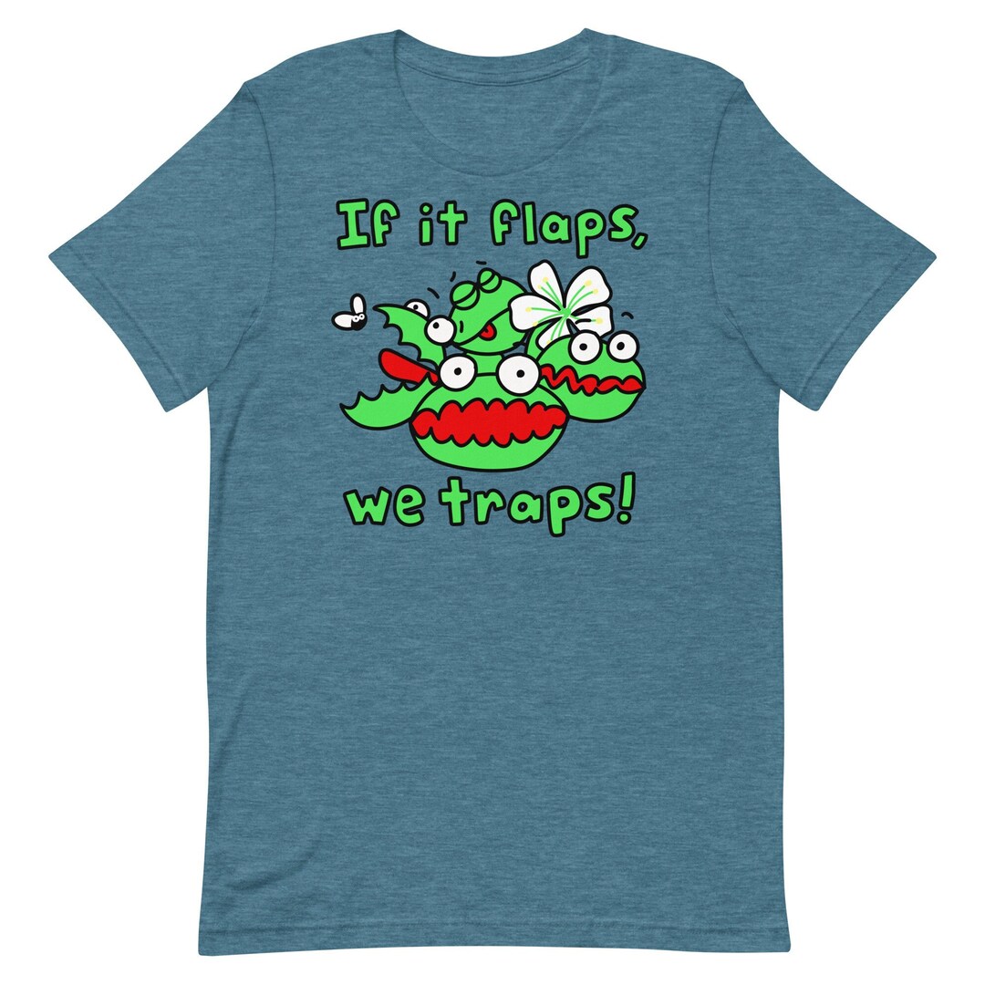 Venus Flytrap T Shirt for Wetlands Biologist Gift Funny Weird Plant ...