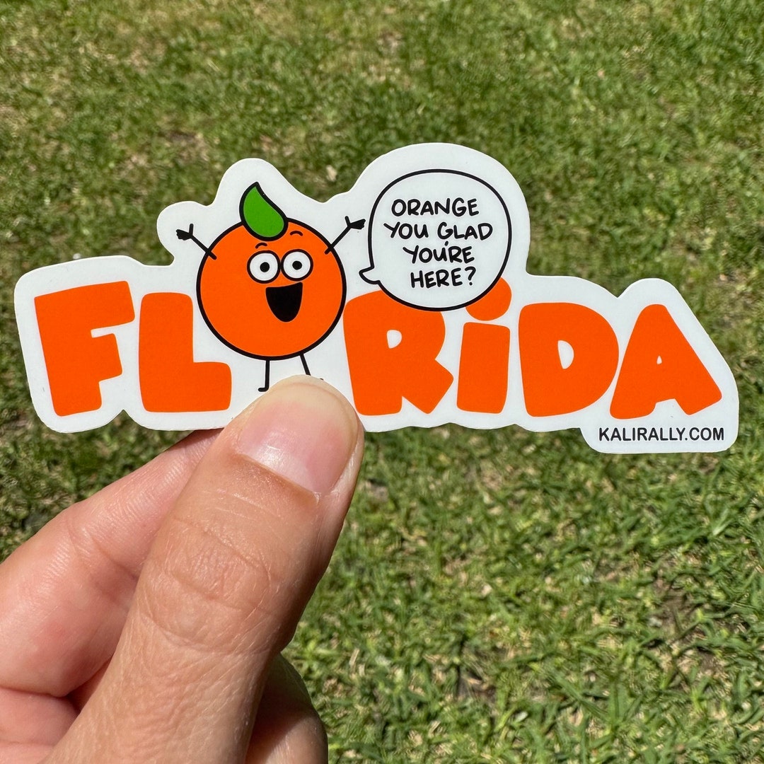 Funny Florida Sticker for Florida Lover for Novelty Vacation Gift ...