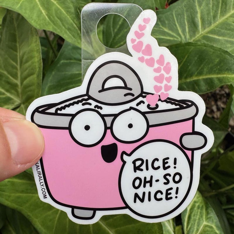 Rice Cooker Decal - Etsy
