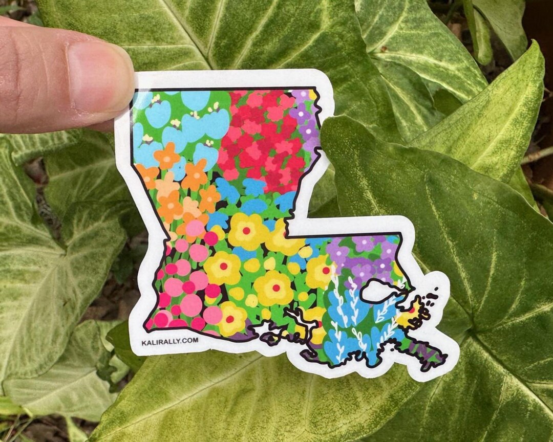 Louisiana Stickers Louisiana Decals Louisiana Gift Stickers Louisiana ...