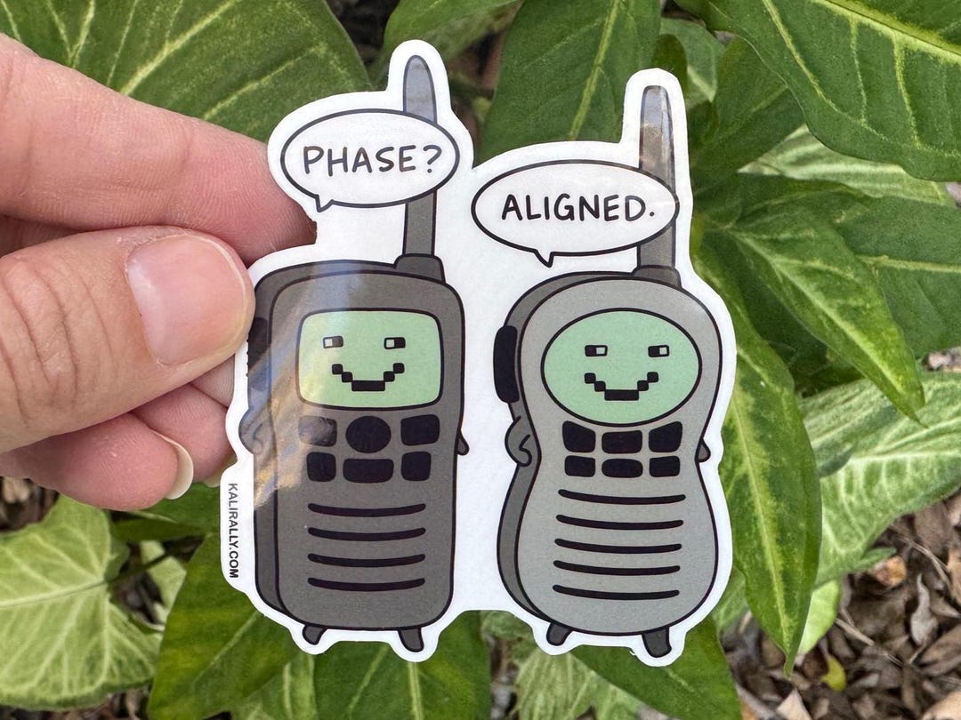 STEM Stickers Phase Aligned Stickers Walkie Talkie Stickers Science ...