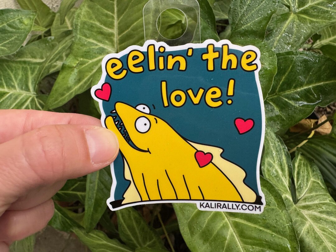 Eel Sticker for Marine Biologist Sticker Aquarist Nature Animal Pun ...