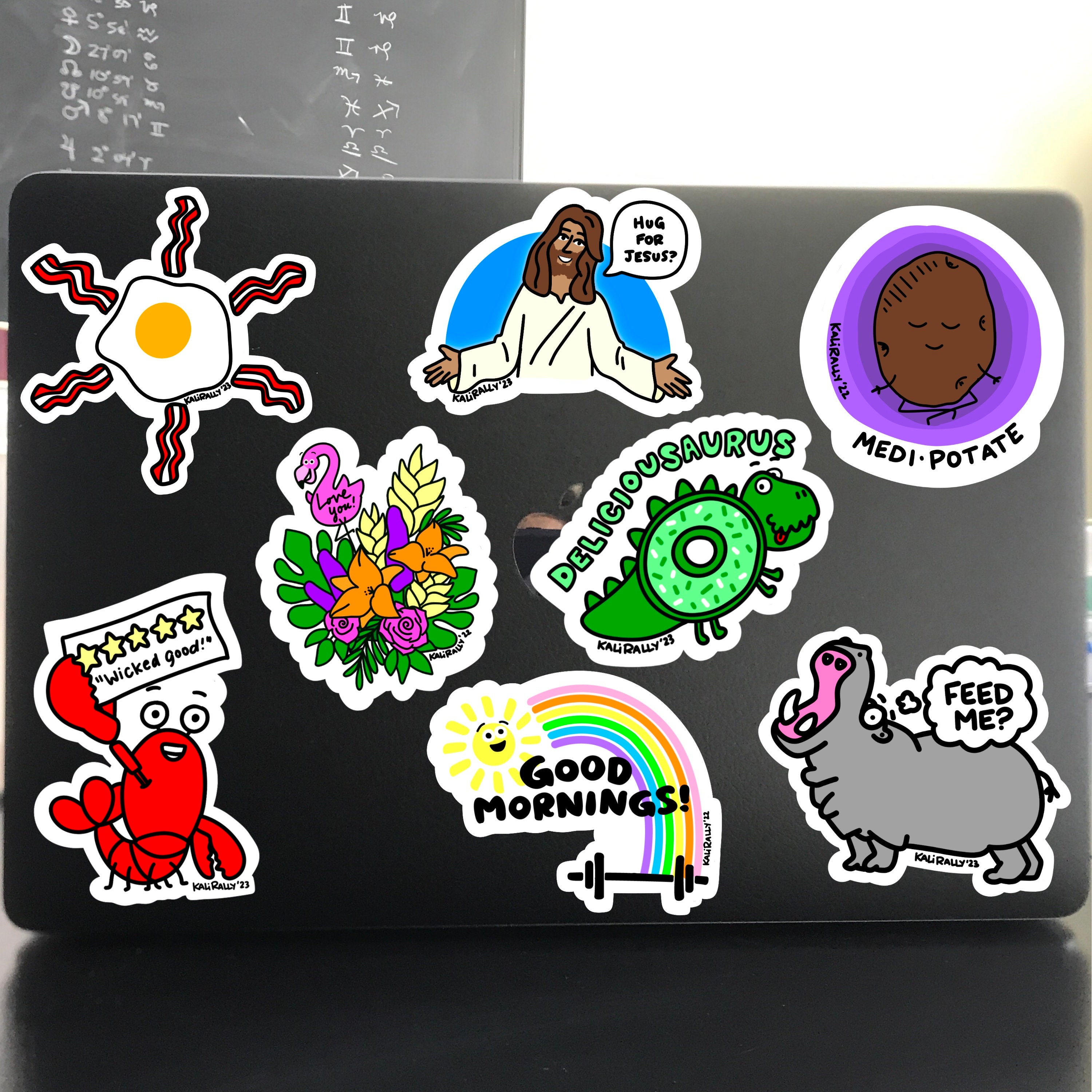 Funny Feed Me Sticker, Foodie Stickers, Food, Hippo, Always Hungry ...