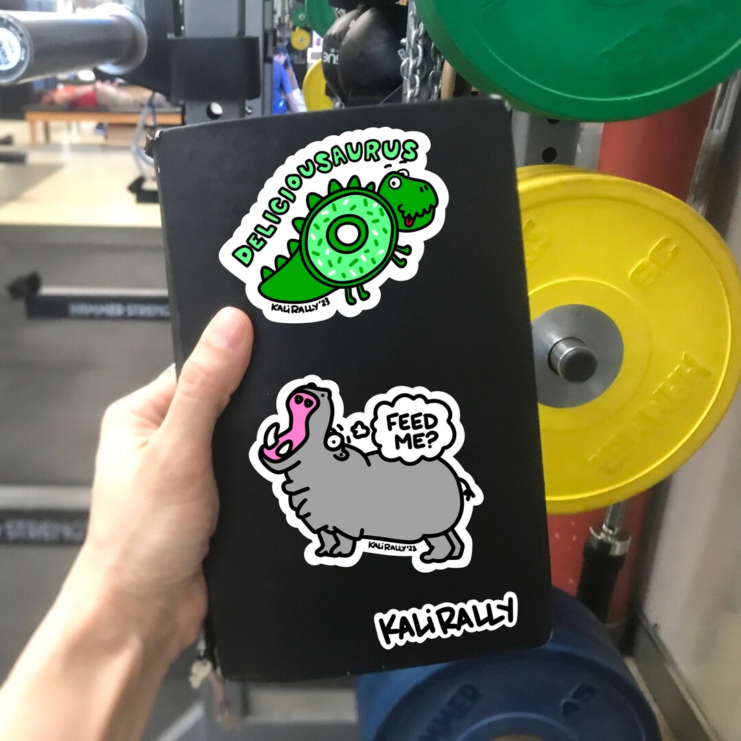 Funny Feed Me Sticker, Foodie Stickers, Food, Hippo, Always Hungry ...