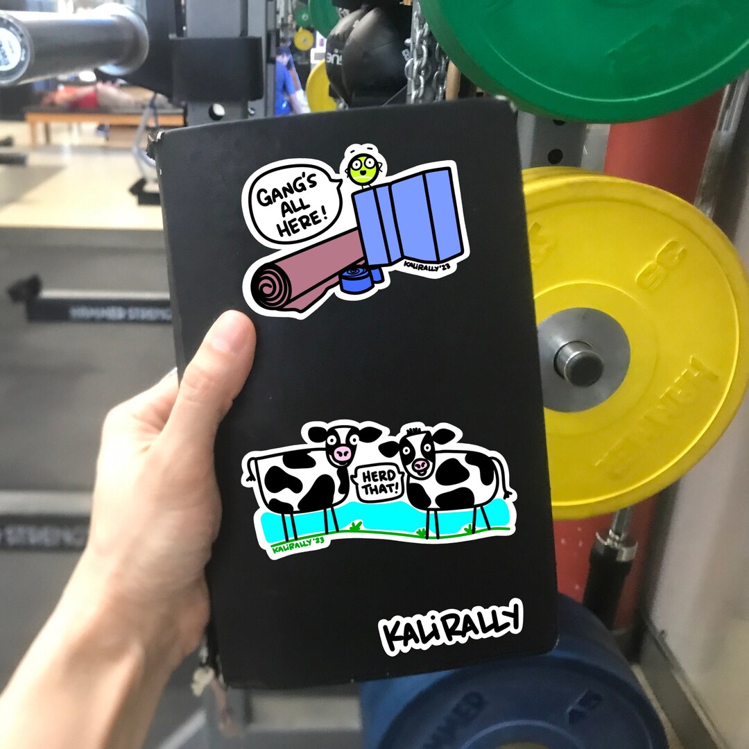 Funny Cow Sticker, Herd That Sticker, Funny Sticker, Farmer Gift, Cow ...