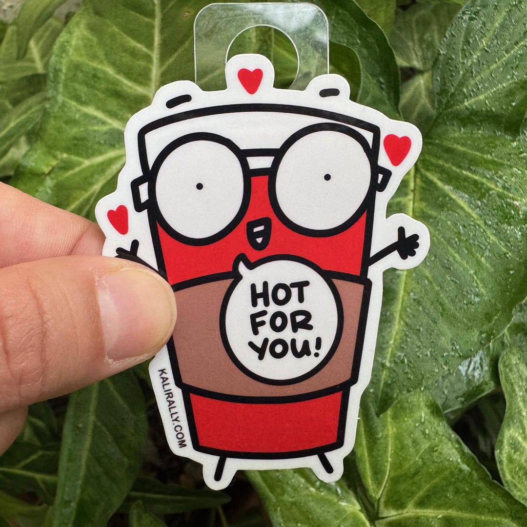 Cute Barista Sticker Funny Food Sticker Pack Coffee Lover Tea Food Gift ...