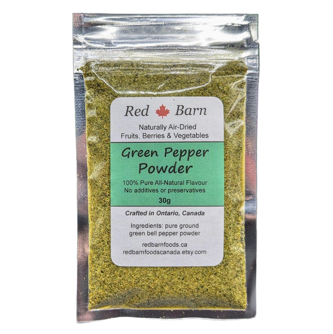 Green Bell Pepper Powder- Dried Vegetable Powder | Cooking Ingredients ...