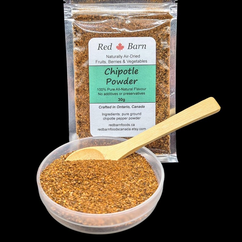 Chipotle Pepper Powder- Dried Vegetable Powder | Cooking Ingredients - Etsy