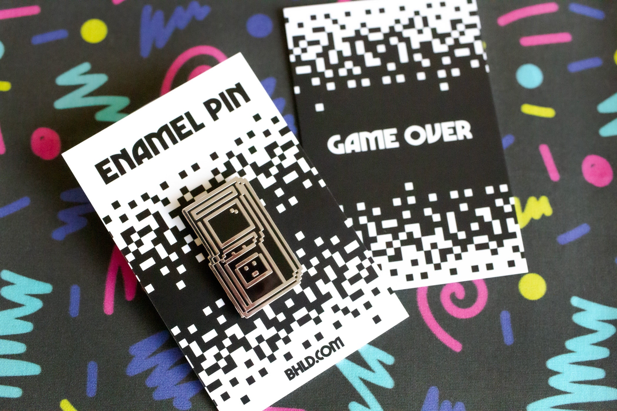 Arcade Pixel Art Enamel Pin - Etsy