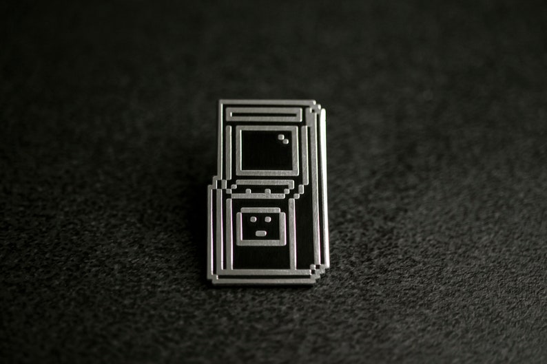 Arcade Pixel Art Enamel Pin - Etsy