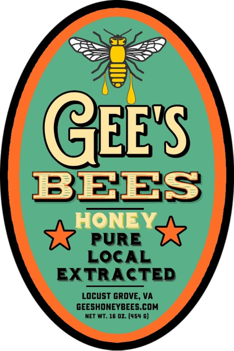 Gee's Bees 16 Oz Virginia Honey - Etsy
