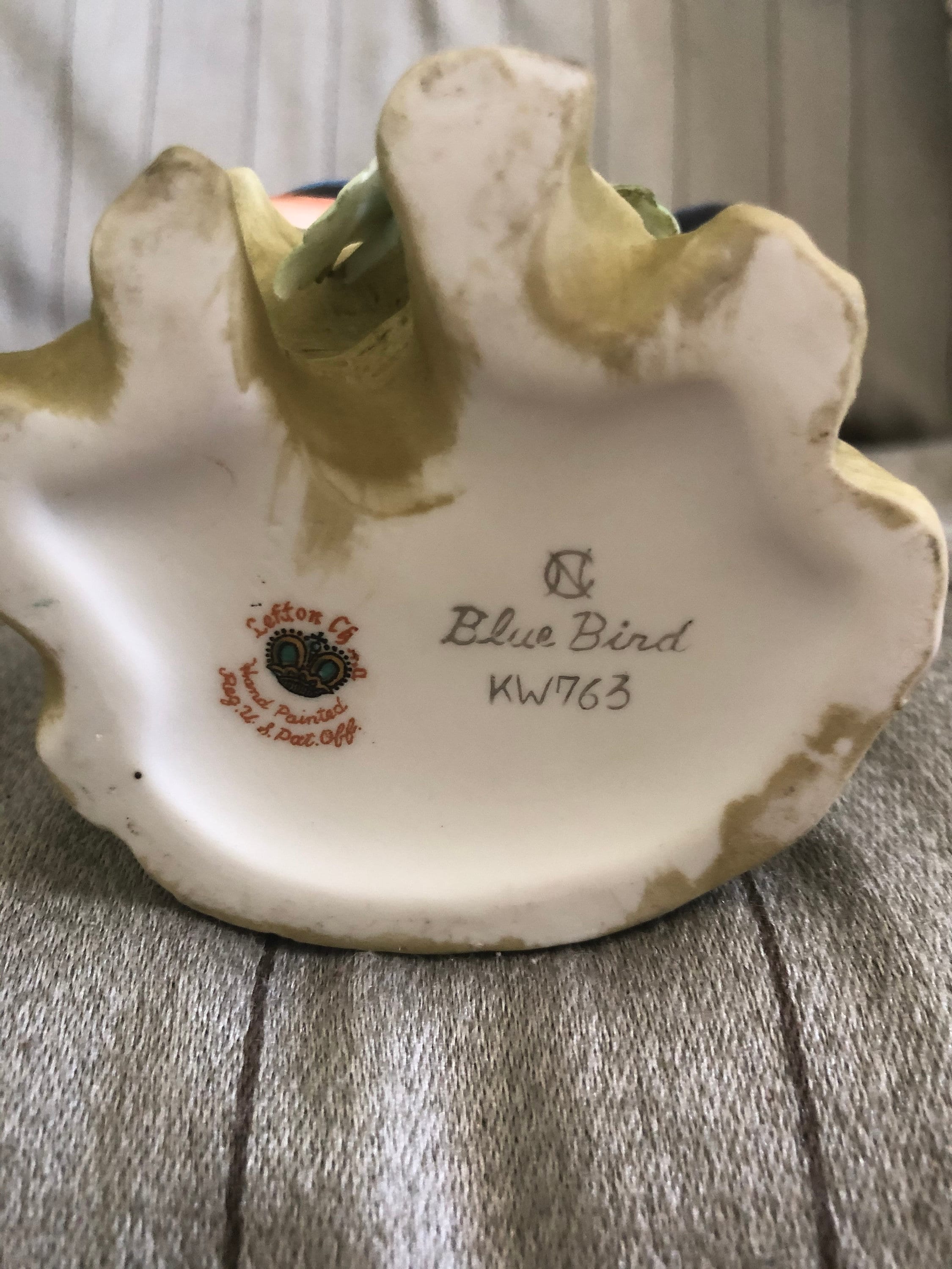 Lefton Blue Bird Bud Vase - Etsy