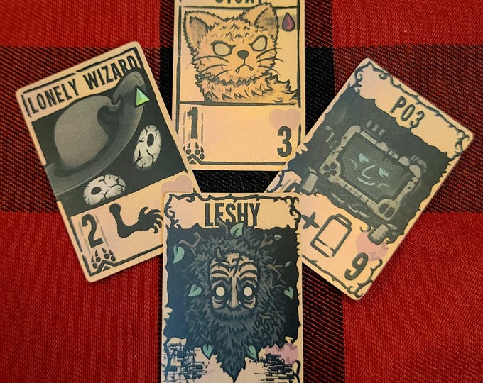 Stimulation! Lonely Wizard Inscryption Inspired Sticker - Etsy
