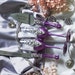 Violet Wedding Flutes Purple Wedding Glasses Champagne Flutes - Etsy