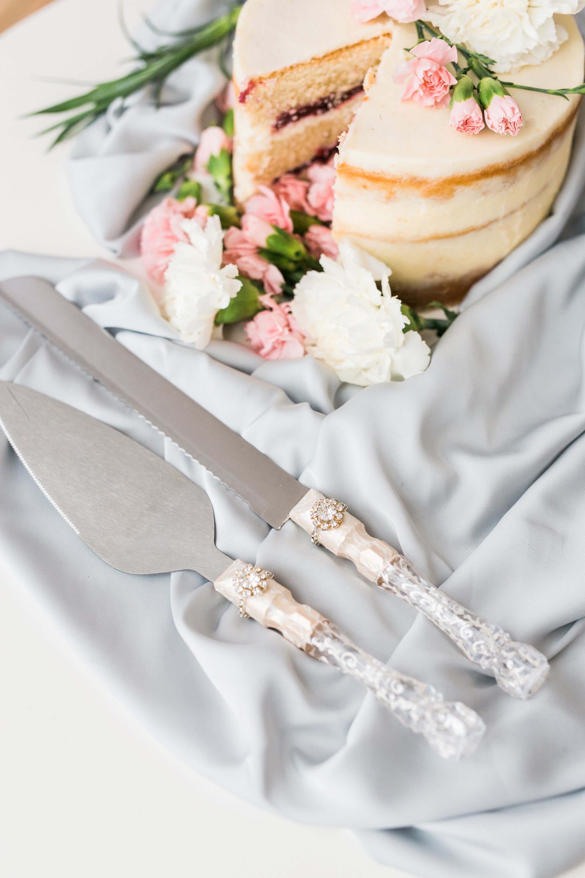 Rustic Wedding Cake Cutting Set Wedding Flutes Wedding | Etsy