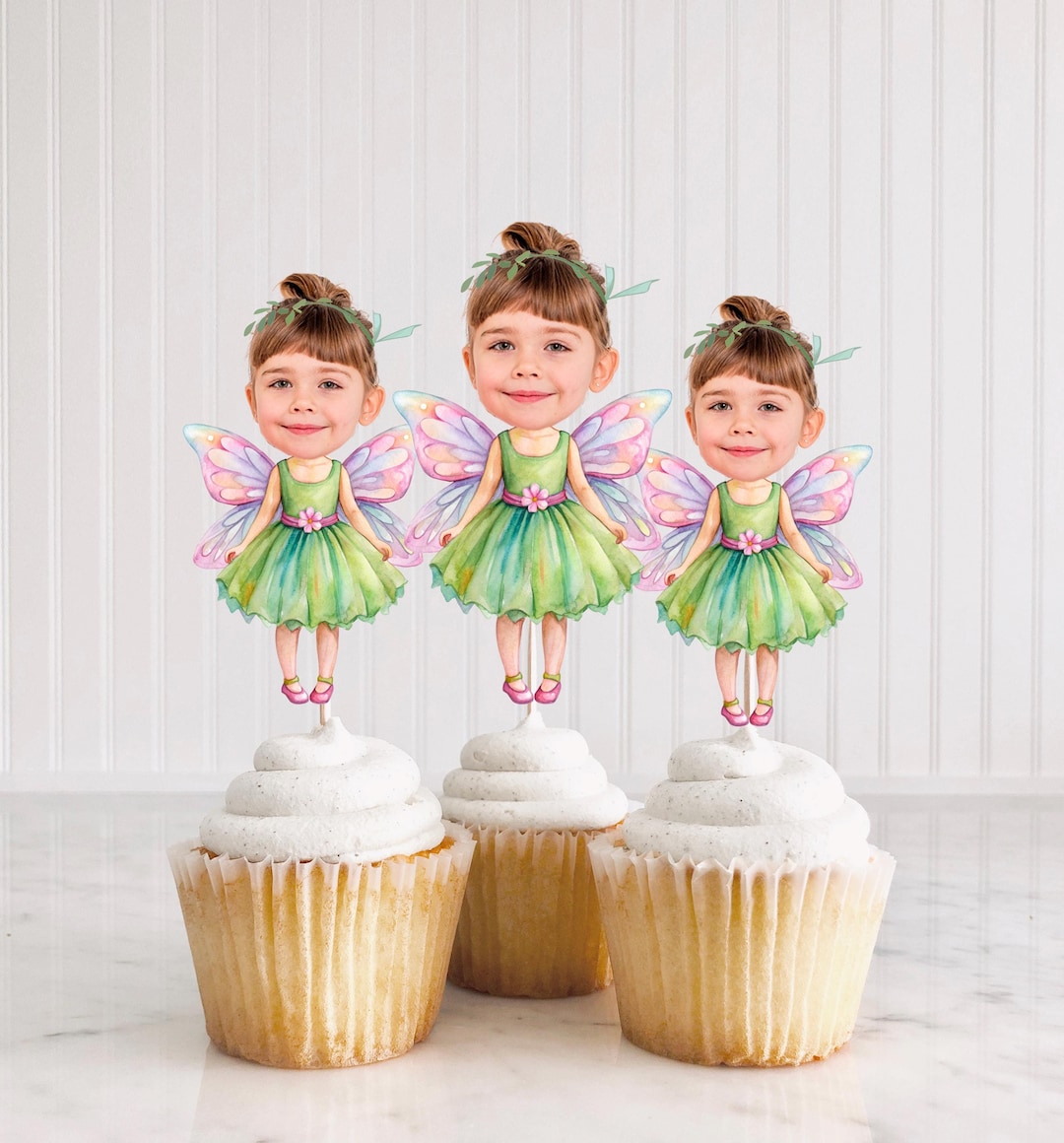 Fairy Cupcake Toppers, Magical Fairy Cupcake Topper, Fairy Birthday ...