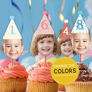 Kids Cupcake Toppers - Etsy
