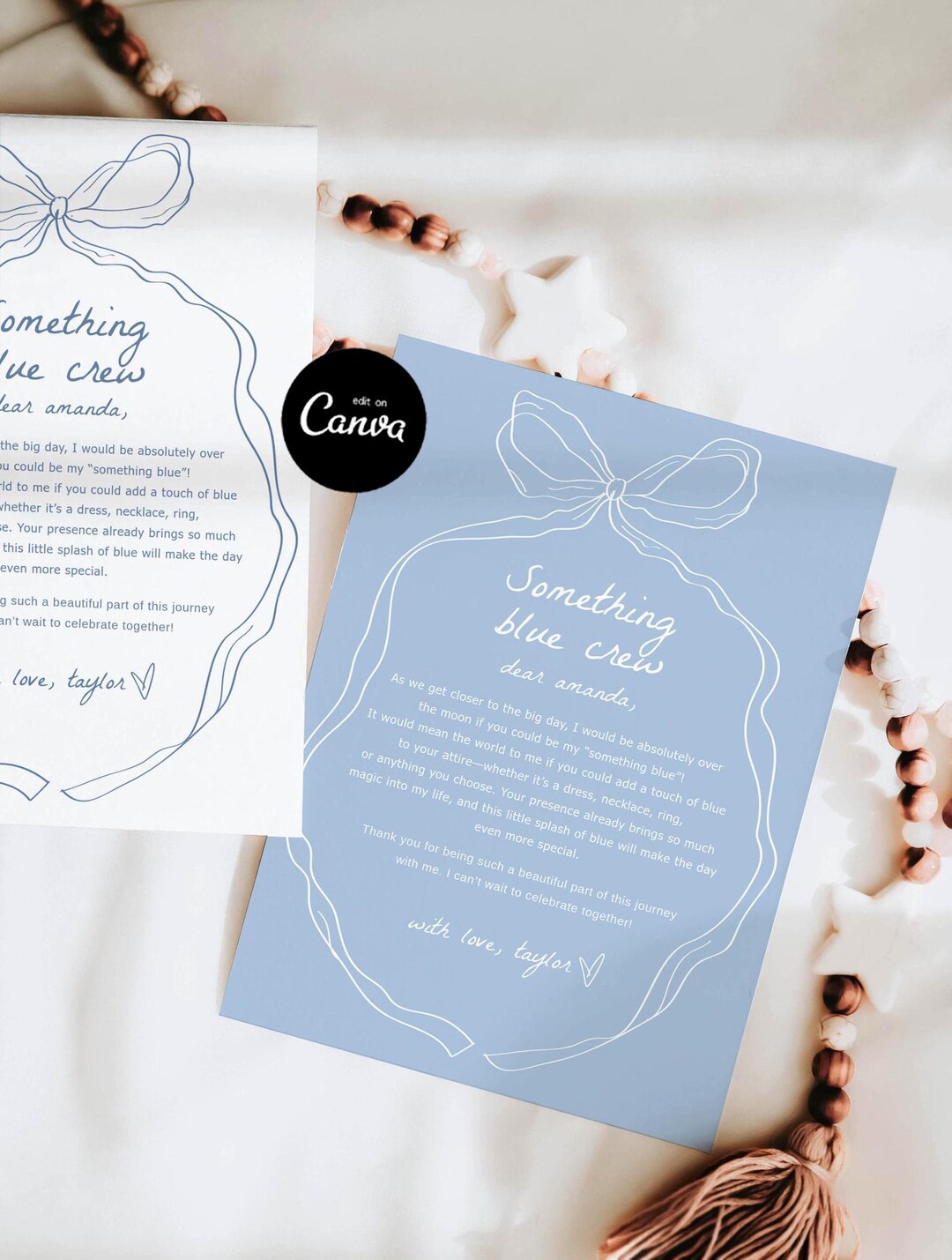 Something Blue Crew Proposal, Will You Be My Something Blue Card ...