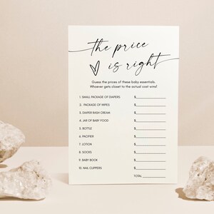 The Price is Right Baby Shower Game, Baby Price is Right, Guess the ...