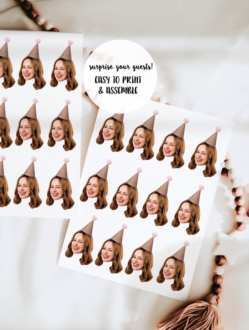 Custom Personalized Cupcake Photo, Face Topper Picks, Cupcake Toppers ...