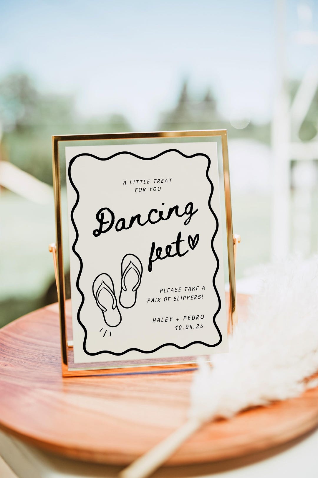 A Little Treat for Your Dancing Feet Sign Template, Signage for ...