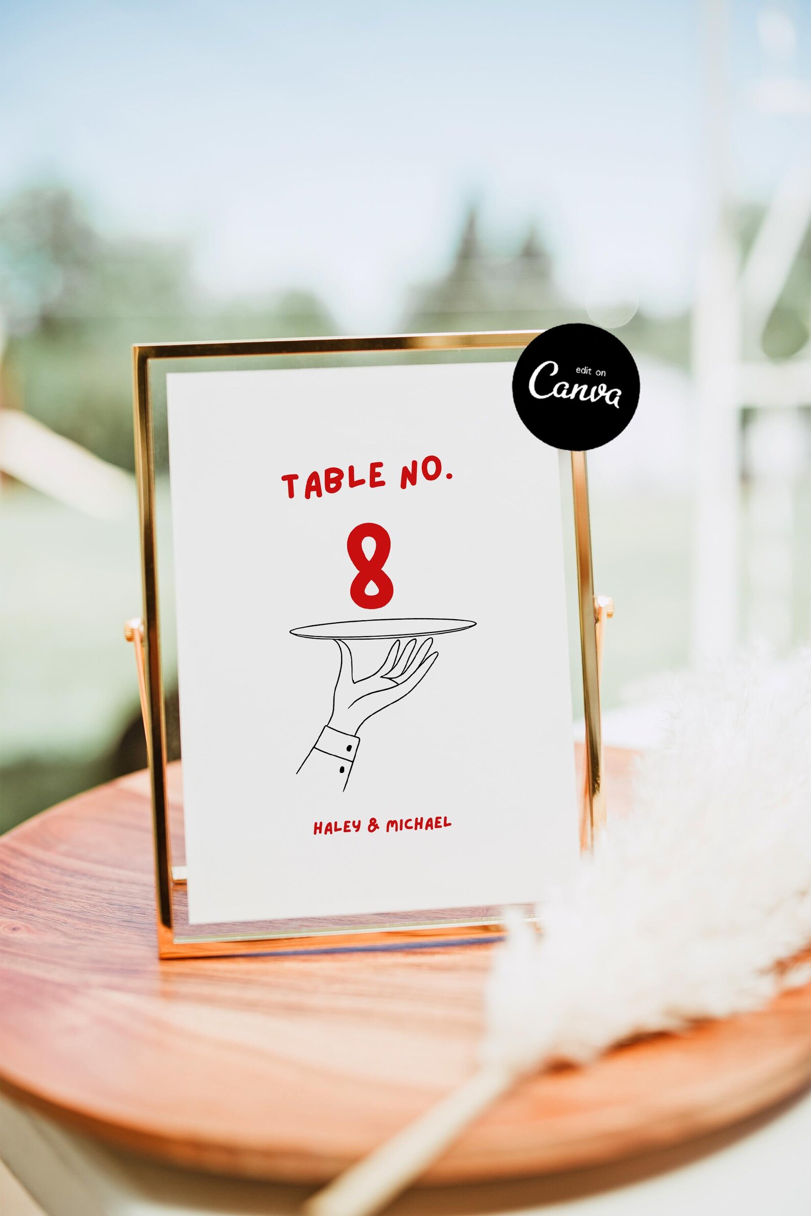 Reception Table Numbers Wedding Printable Rustic Decor for Wedding ...