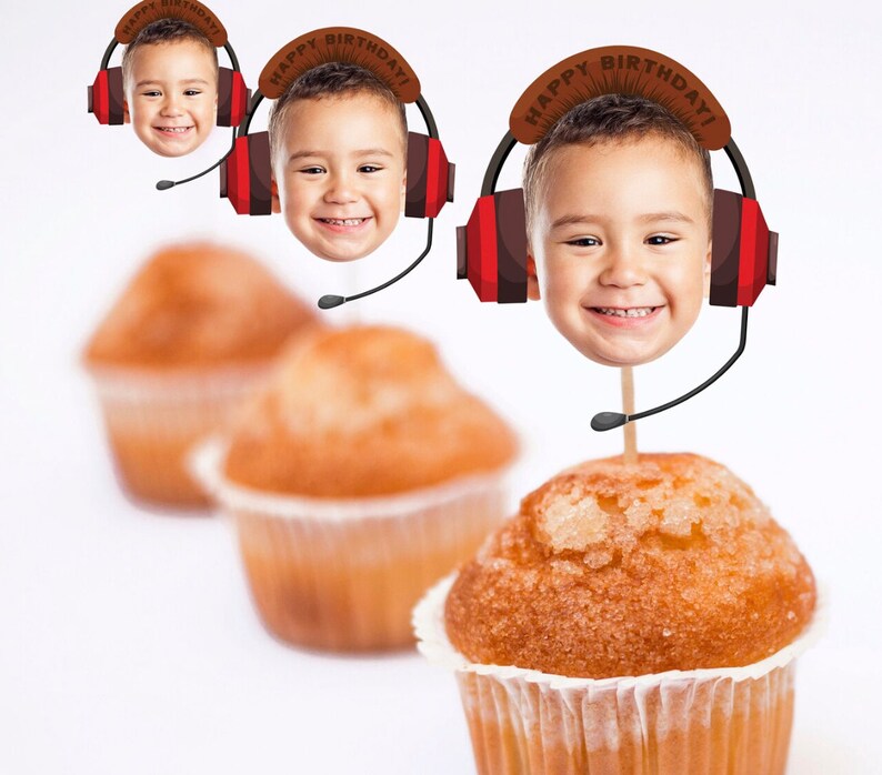 Video Game Cupcake Toppers, Video Game Cake Topper, Gamer Cupcake ...