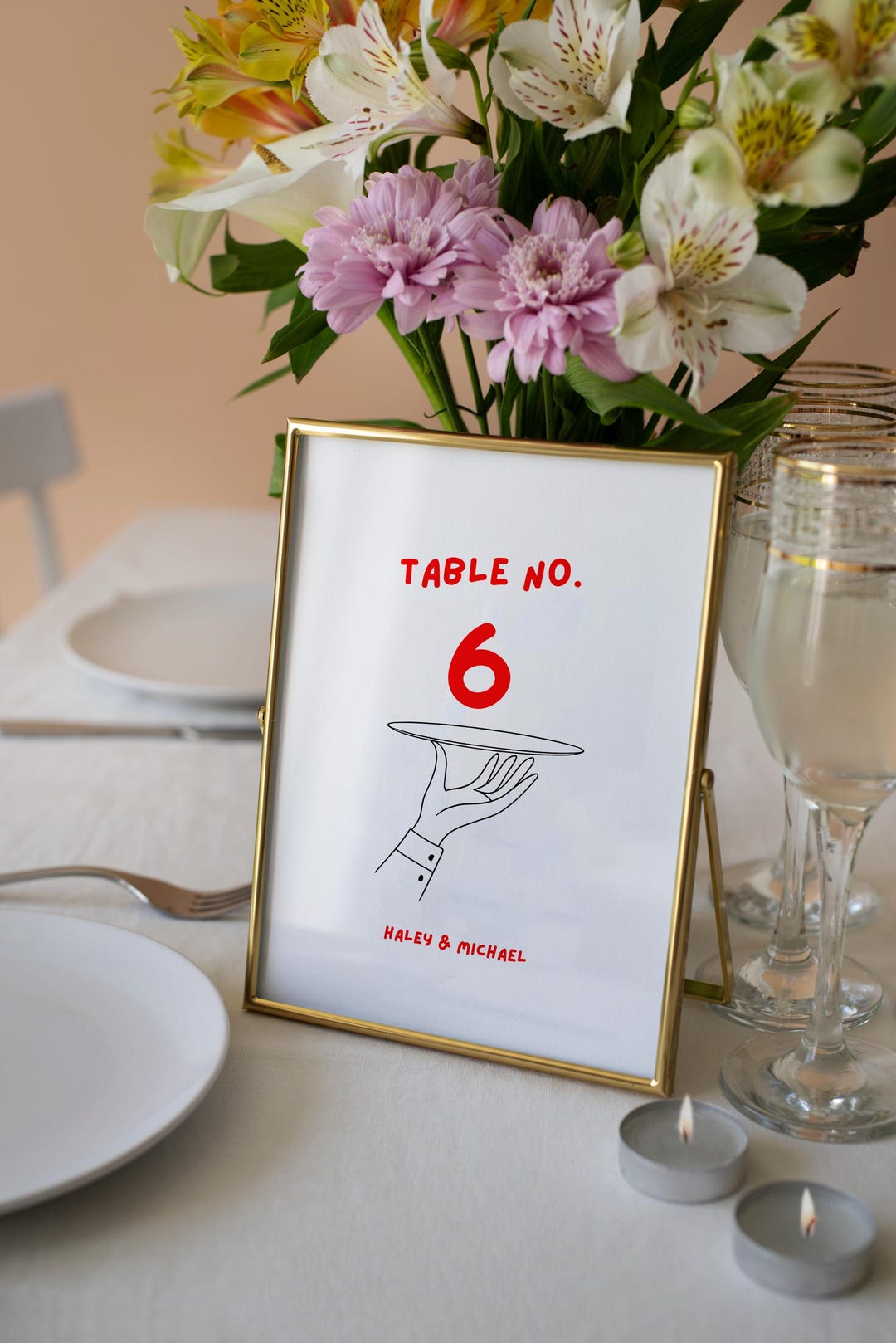 Reception Table Numbers Wedding Printable Rustic Decor for Wedding ...