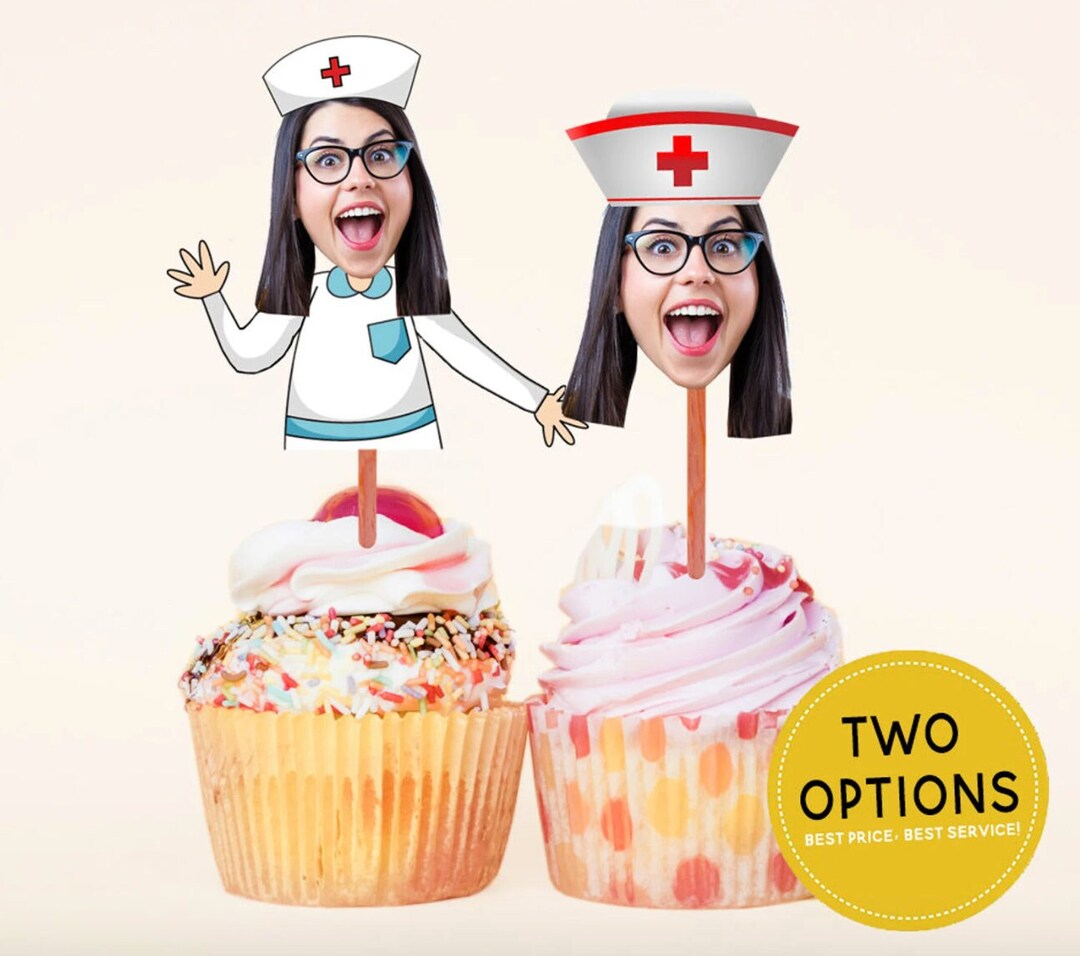 Nurse Cupcake Toppers, Nurse Graduation, Doctor Graduation, Graduation ...