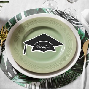 Graduation Place Card Template, Graduation Party Decoration, Editable ...