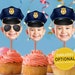 Police Cupcake Toppers, Photo Cupcake Toppers, PRINTABLE Cupcake ...