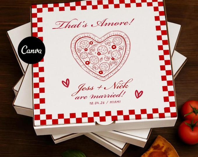 Custom Pizza Boxes - Etsy