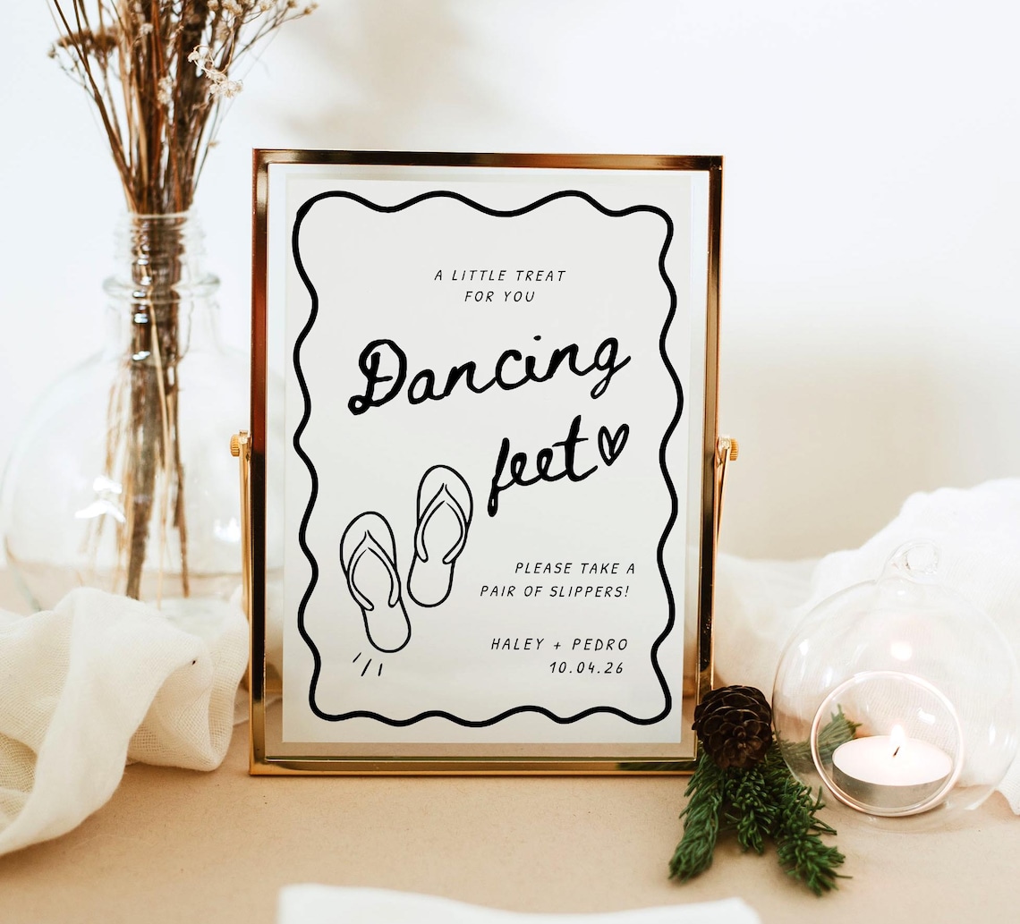 A Little Treat for Your Dancing Feet Sign Template, Signage for ...