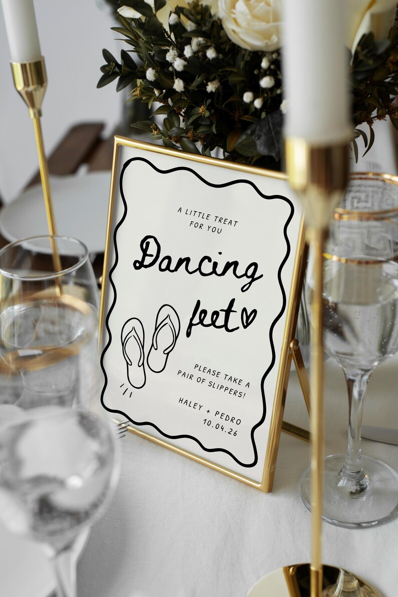 A Little Treat for Your Dancing Feet Sign Template, Signage for ...