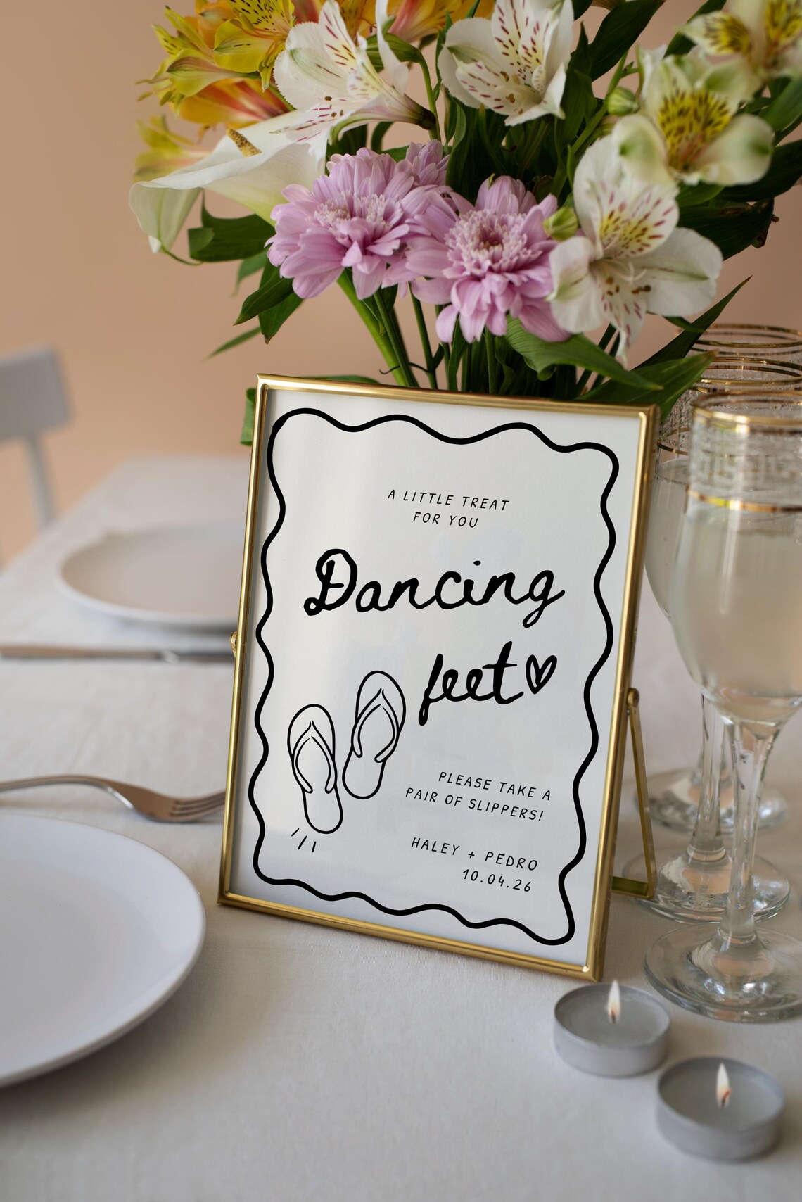 A Little Treat for Your Dancing Feet Sign Template, Signage for ...