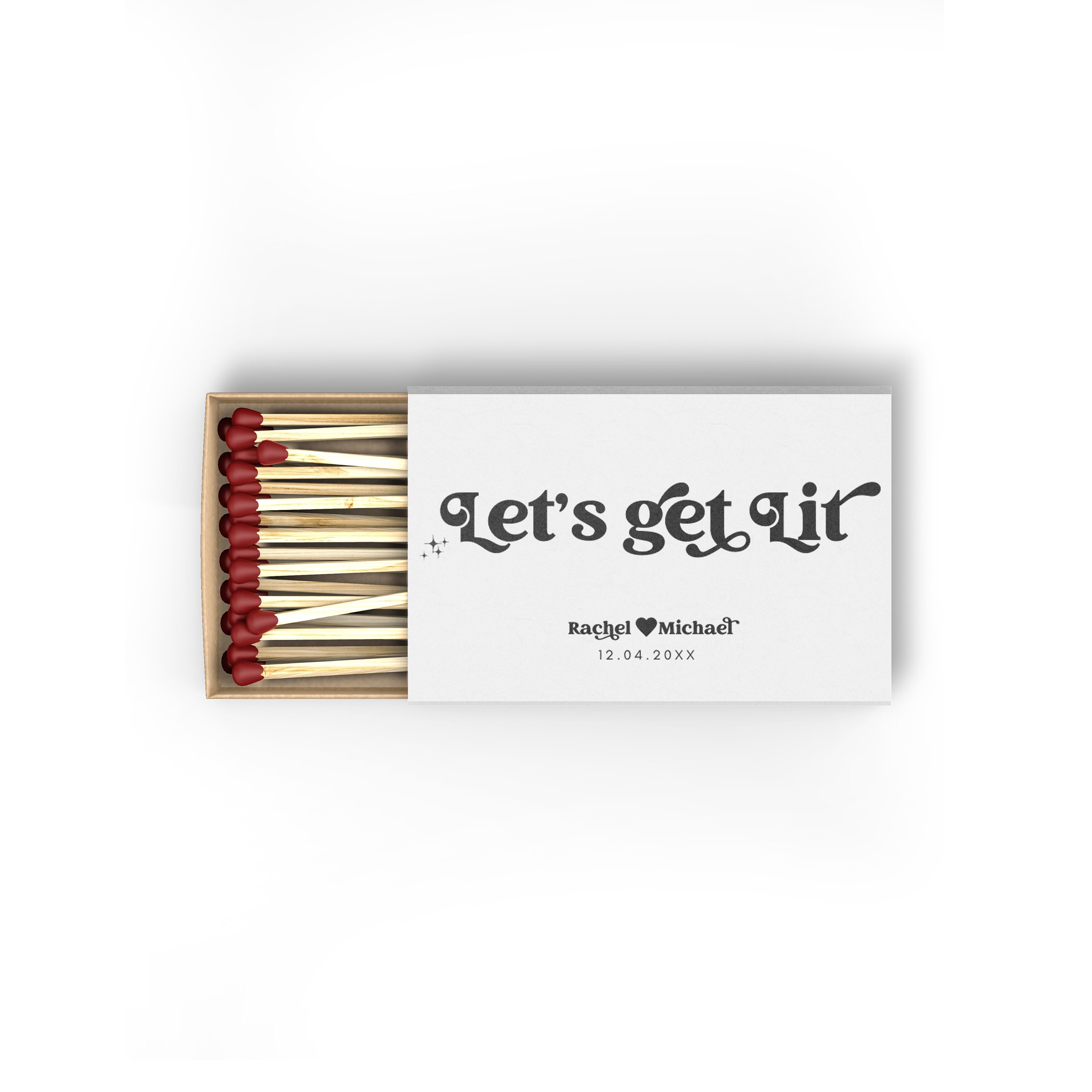 Minimalist Matchbox Label the Perfect Match Customized - Etsy