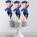 Graduation Photo Cupcake Topper Printable, Graduation Cake Topper, Grad ...