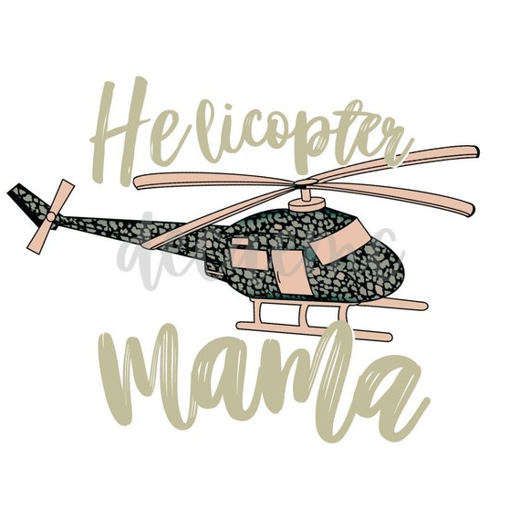 Helicóptero mama svg jpg png sublimación - Etsy España