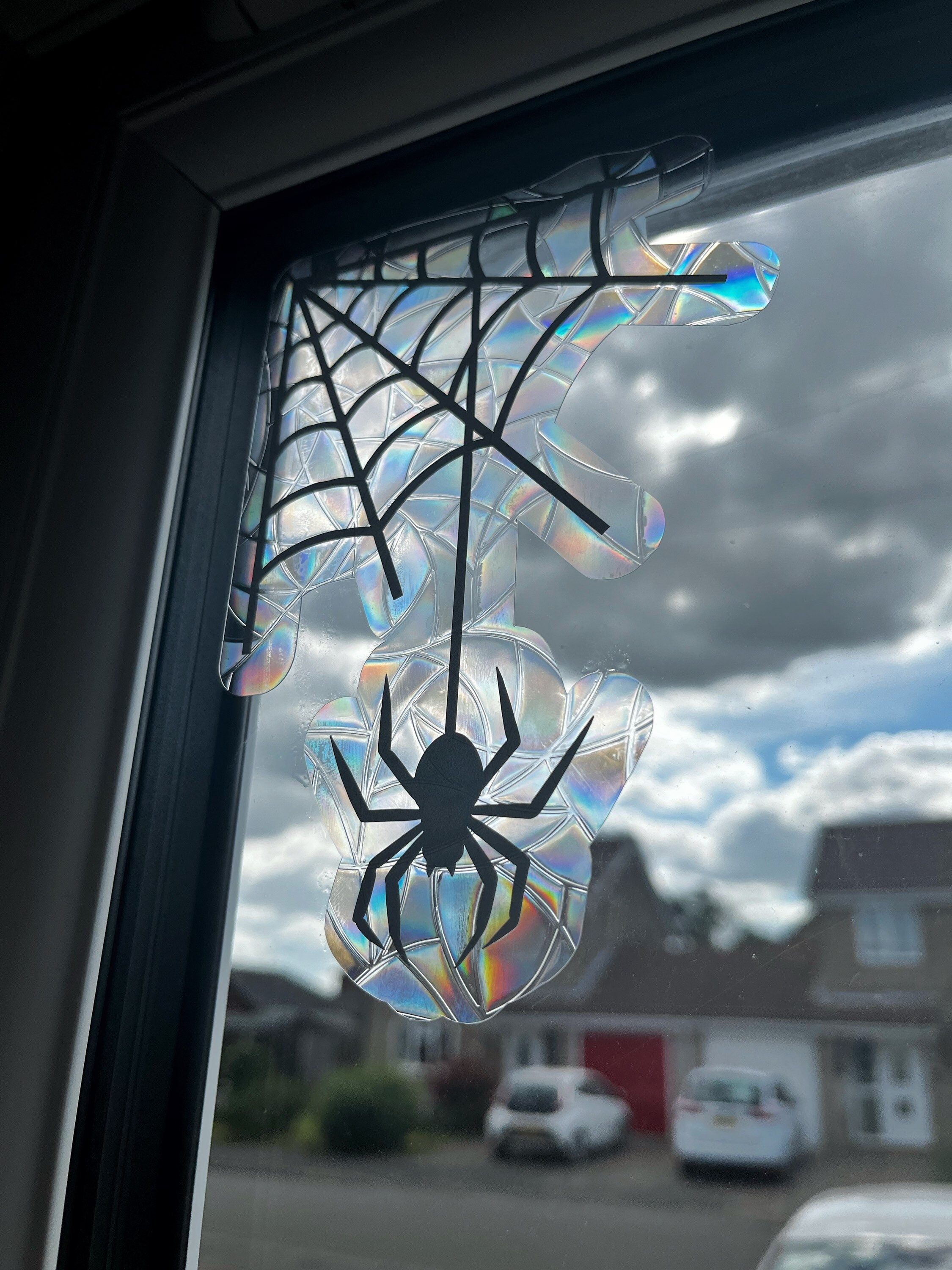 Spider Web Suncatcher - Etsy
