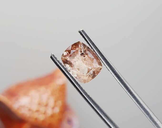 2.20ct Natural Peach and Yellow Bi-color Sunstone From the Butte Mine ...
