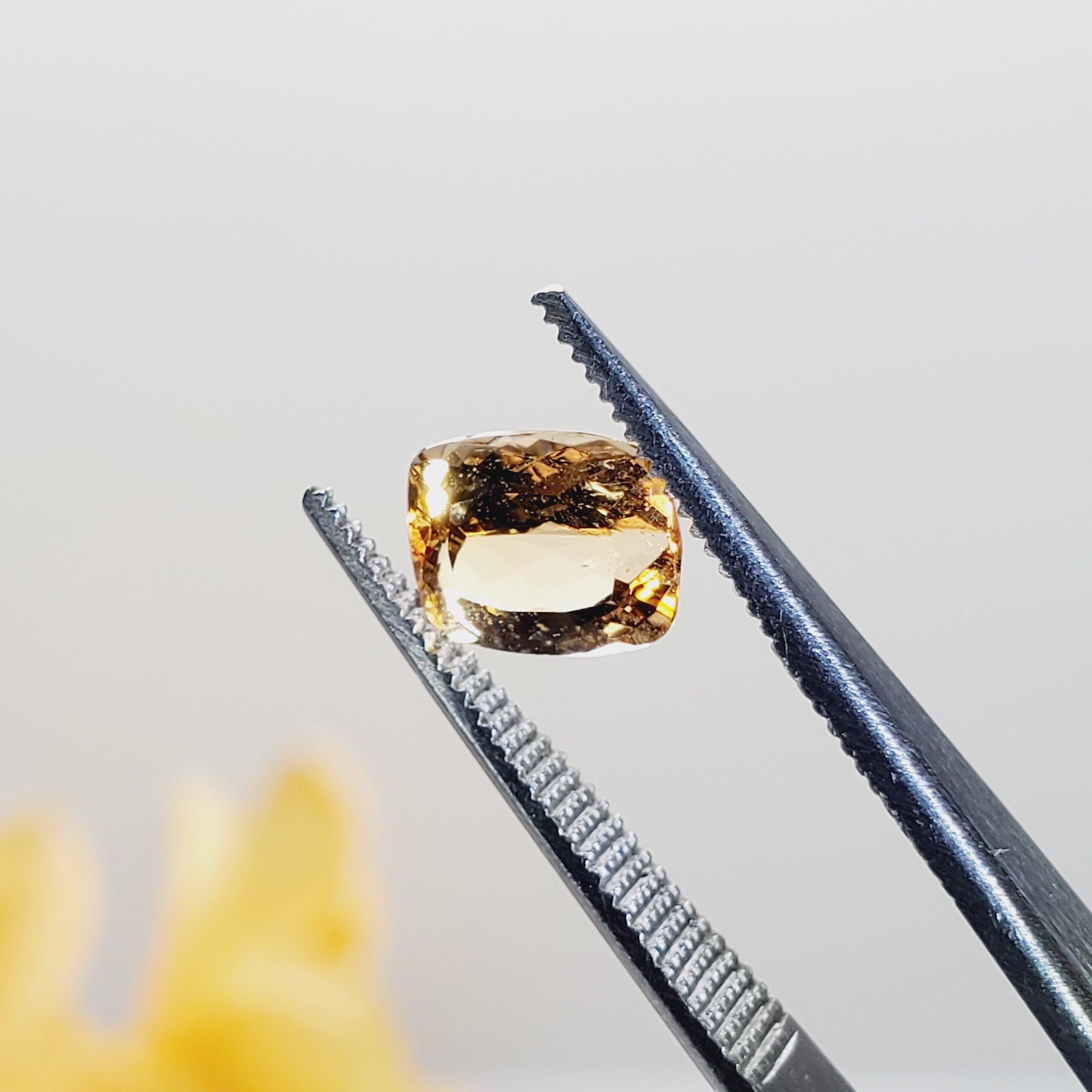 1.85ct Natural Imperial Precious Topaz 8x6mm Rectangle Cushion - Etsy