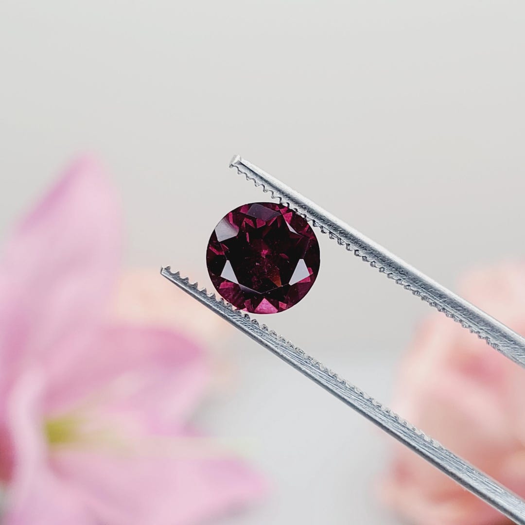 2 Natural Umbalite Garnets 3.30tcw Matched Pair 7mm Round Loose Faceted ...