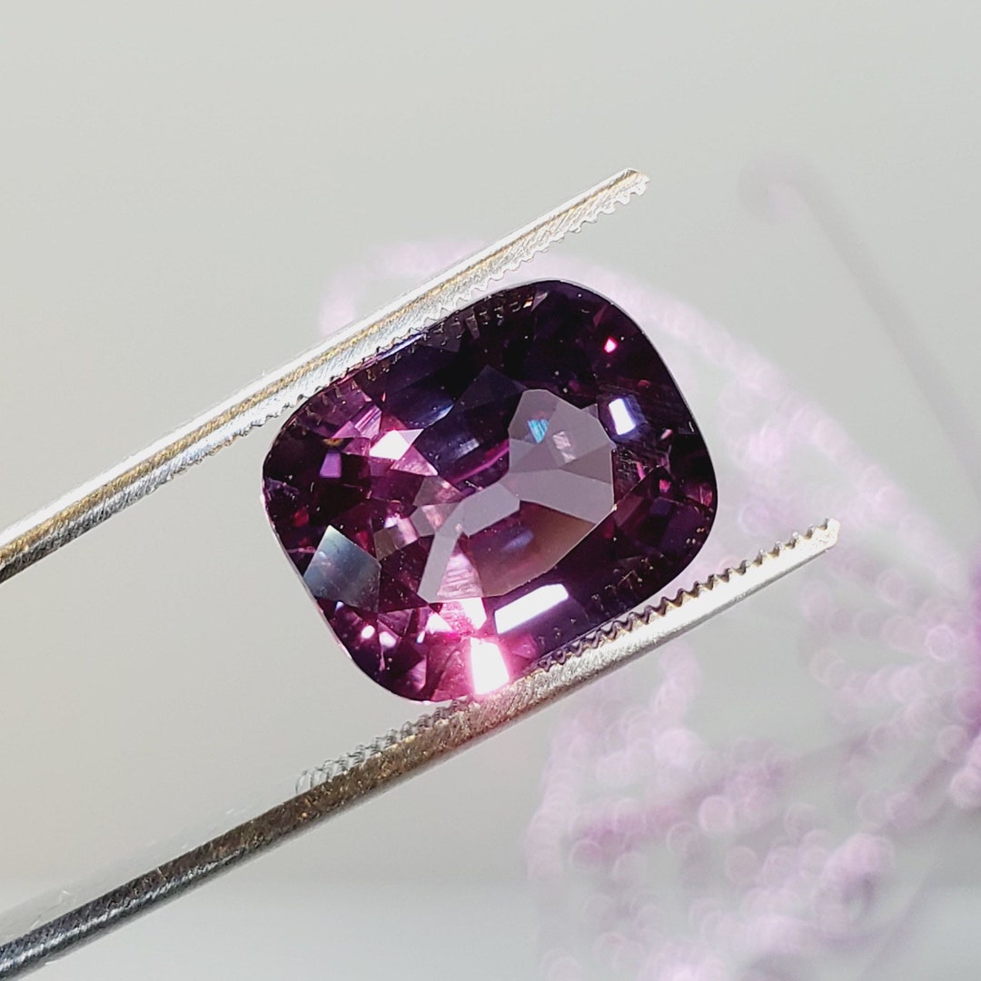 13.70ct Color-change Russian Lab Created Alexandrite 15x12mm Rectangle ...