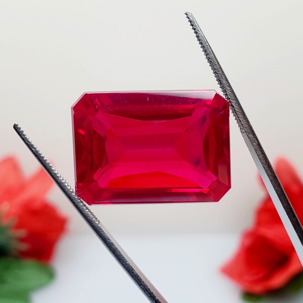 Lab Created Rubies - Etsy