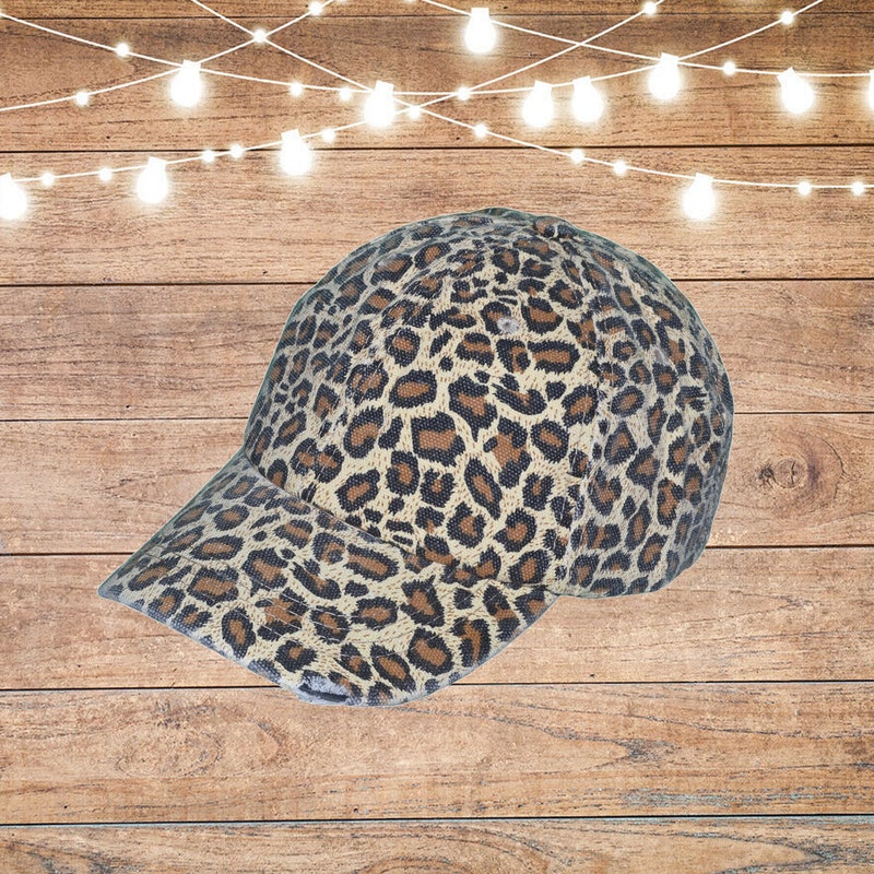 Leopard Print Hat - Etsy