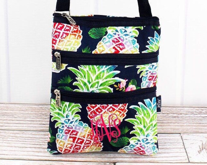 Cute Pineapple Pattern Crossbody Handbag/ Crossbody Purse/ Over ...